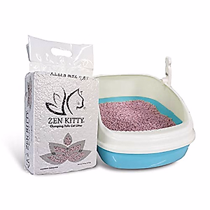 ZenKitty Clumping Tofu Cat Litter Lavender Fragrance, Purple (20030)