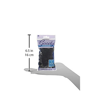 Goody Ouchless Womens Elastic Hair Tie - 70 Count, Black - 4MM for Medium Hair- Hair Accessories for Women Perfect for Long Lasting Braids, Ponytails and More - Pain-Free