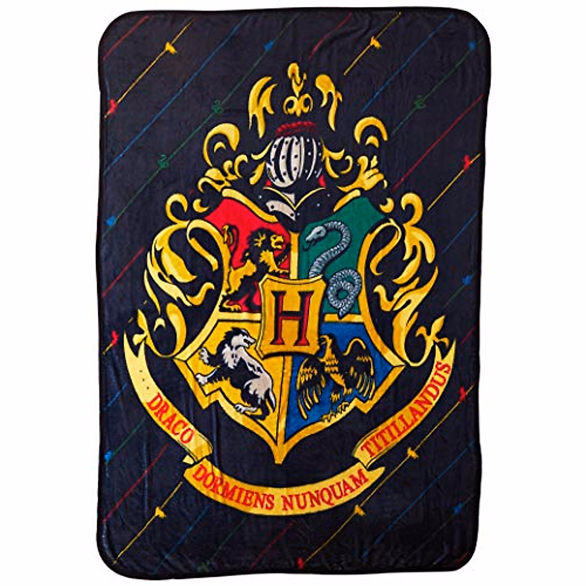 Northwest Micro Raschel Throw Blanket, 46 x 60 Inches, Multicolor