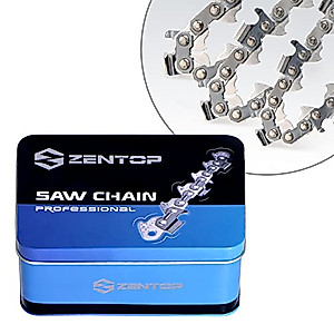 ZENTOP Chainsaw Chain 16-Inch 3 Pack 3/8" LP Pitch .043" Gauge 56 Drive Links Wood Cutting Saw Chain for Chainsaw Parts fits Craftsman, Echo, Homelite, Poulan, Remington