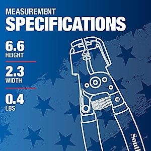 Southwire - 65172140 SNM1214HH-US ROMEX BOXJaw Wire Stripper, Dual Wire Cutter Strips both 12/2 & 14/2 Romex NMB JACKETS and 12 and 14 AWG Solid Wire