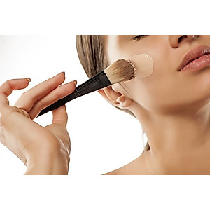 Bynetta Makeup Brushes 20 Pcs Professional Eye Shadow Set Powder Foundation Eyeshadow Eyeliner Lip Cosmetic Brushes with Soft Synthetic Wool (Black)