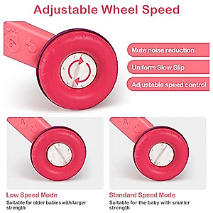 SUPER JOY 3 in 1 Baby Walker,Sit to Stand Learning Walkers & Removable Play Panel, Kids Early Activity Center with Lights & Sounds, Music Learning Play Toys Gift for Infant Boys Girls