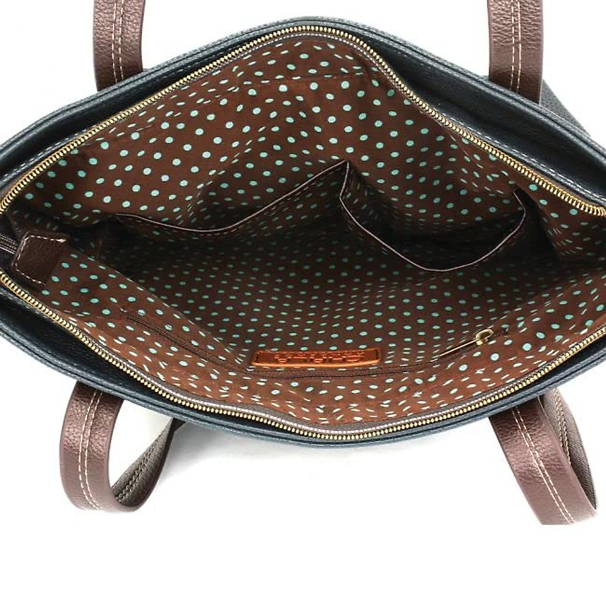 Chala Group Chala Deluxe Vegan Leather Every Day Tote Bag Purse : 13.5 x 14 inches (Sunflower), Multi