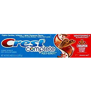 Crest Whitening Expressions Fluoride Anticavity Toothpaste, Cinnamon Rush, 6 oz