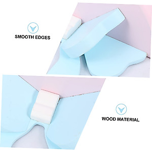 CORHAD 1pc Bow Tie Rack Office Decor Wall Shelf Bowknot Bedroom Shelf Floating Shelves Nursery Decor Office Shelving Kids Bookshelf Semi Wooden Small Bookshelf Child