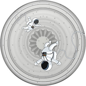 PopSockets Plant-Based Phone Grip with Expanding Kickstand, Eco-Friendly PopSockets for Phone -Translucent Space Walk