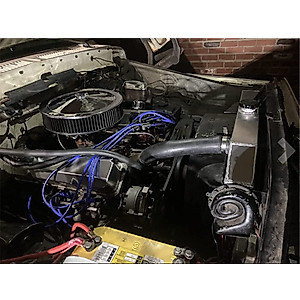 Primecooling 56MM 3 Row Core Aluminum Radiator for Ford F100 F150 F250 F350 Truck Pickup 1966-79 /Bronco V8 1978-79