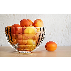 Eternal Living Crystal Salad & Fruit Bowl Centerpiece or Decoration, Glass Large 3.25 qt