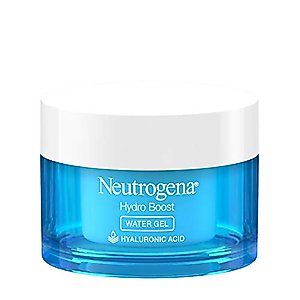 Neutrogena Hydro Boost Hyaluronic Acid Hydrating Water Gel Daily Face Moisturizer for Dry Skin, Oil-Free, Non-Comedogenic Face Lotion, 1.7 fl. oz