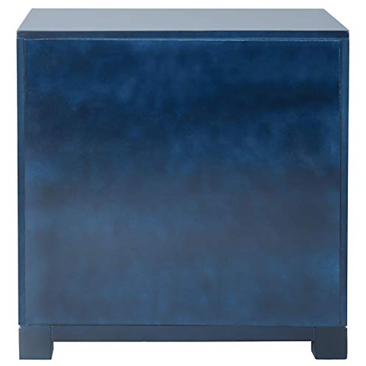 Safavieh Home Collection Raina Navy 3-Drawer Greek Key Nightstand