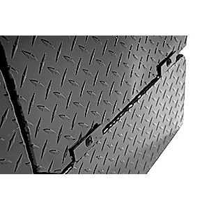 Dee Zee DZ91742XB (92 gallon) Auxiliary Diesel Combo Transfer Tank & Tool Box - Black Aluminum