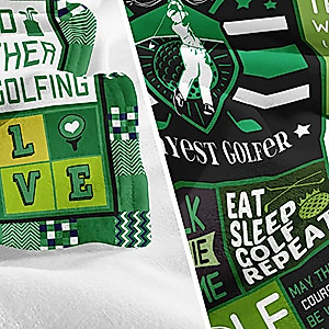Golf Gifts for Men Unique - Funny Golf Gifts - Golfing Gifts for Men Women - Best Golf Gift - Golf Gift for Him- Golf Stuff Gift - Mens Golf Gifts Ideas - Golf Themed Gifts Blanket 50" x 60"