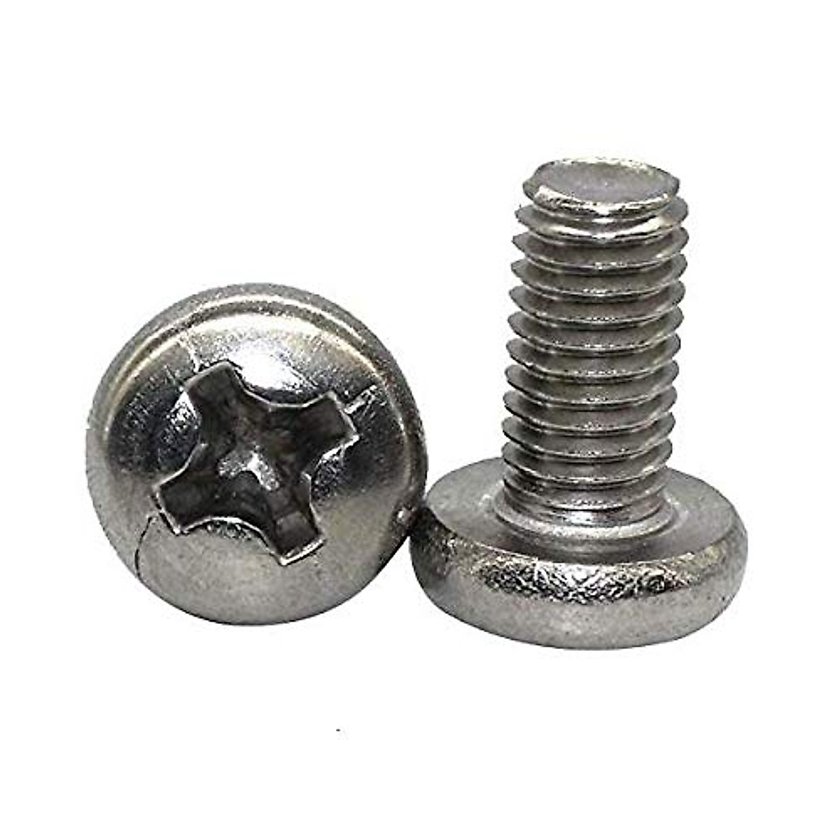 (50 pc) M5-0.8x8 mm Pan Head Phillips Machine Screws,18-8 Stainless Steel by Fullerkreg