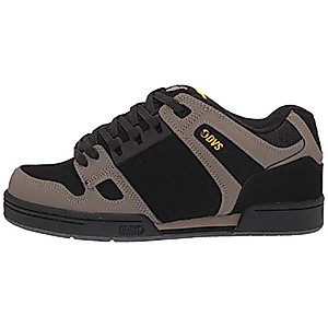DVS mens Devious Mountain Biking Shoe, Black Brindle Yellow, 8.5 US