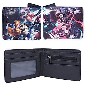 Amatensu Anime Characters Kamado Tanjirou Wallet Kamado Nezuko Wallet Agatsuma Zenitsu Wallet Hashibira Inosuke Wallet Tomioka Giyuu Wallet O