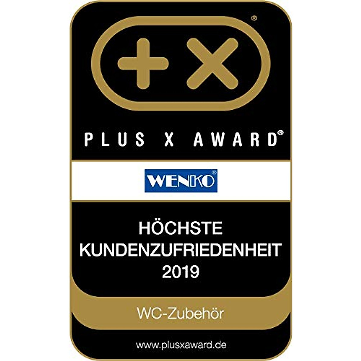 WENKO, Garbage Bin with Swing Lid, Bathroom Trash Can, Waste Basket for Small Spaces, Bedroom, Office, Guest Toilet,1.7 gal, 7.68 x 7.68 x 12.2 in, 19.5 x 19.5 x 31 cm, Petrol Blue