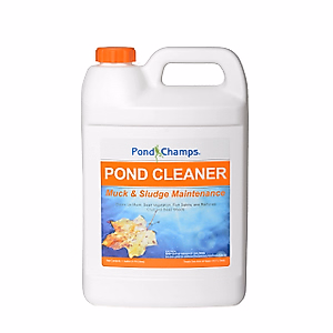 Pond Champs Blue Pond Dye and Pond Cleaner- 1 Gallon of Each
