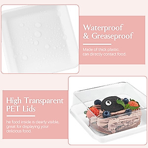 ZORRITA 50 Pack Plastic Charcuterie Boxes with Lid