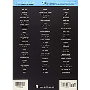 Songs of the 2000s - The New Decade Series with Online Play-Along Backing Tracks