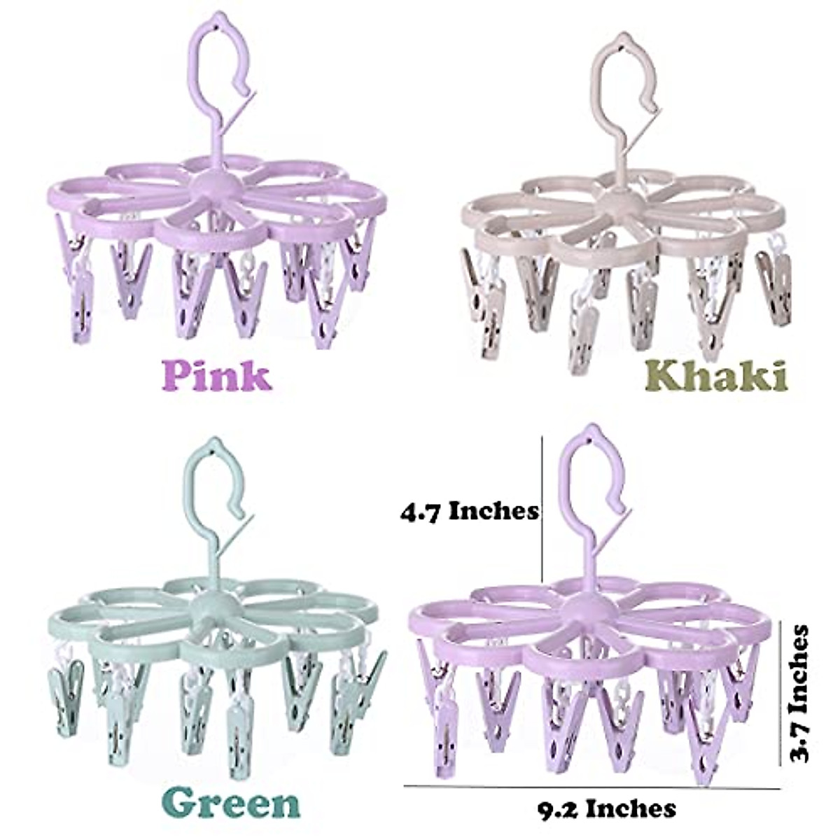 ZP ZaoProteks ZPH1007B Laundry Hanger Drying Rack (Khaki)