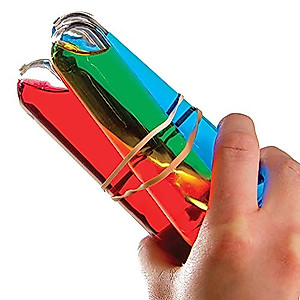 Steve Spangler's Large Plastic Test Tubes with Caps, Test Tubes for Kids, 15 Pack