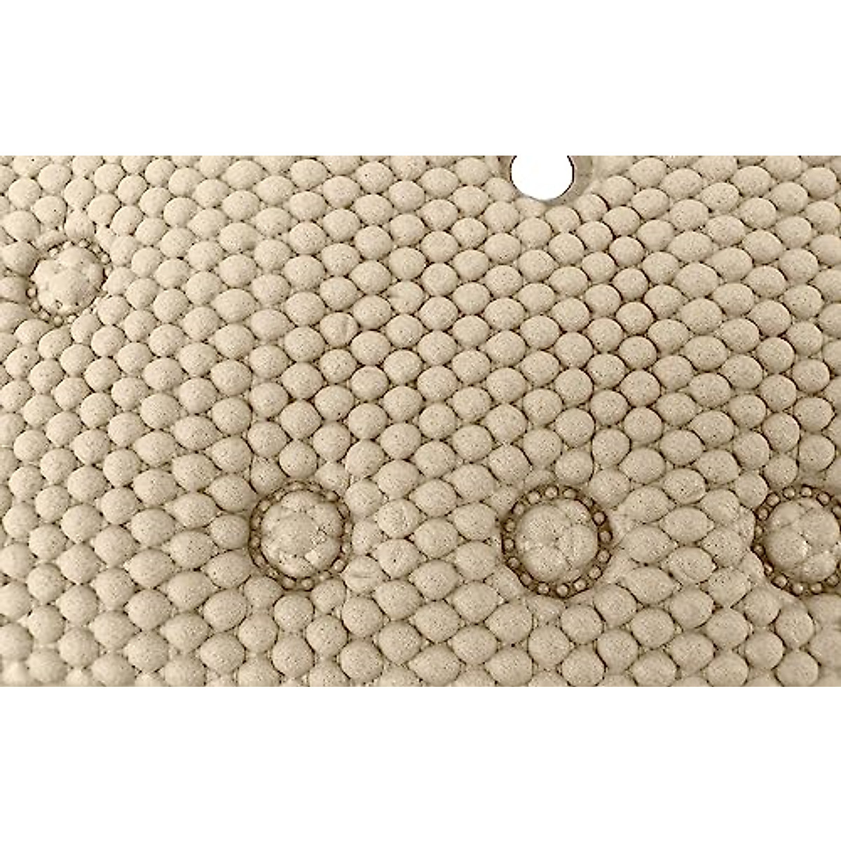 Splash Home Deluxe Softee Bathtub Mat, Non-Slip Extra-Long Shower Mat with 58 Suction Cups and Drain Holes Bath Mat for Tub, 36 L x 17 W, Machine Washable, PVC Foam - Taupe, Twin XL