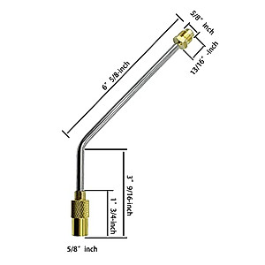 MCAMPAS Propane Elbow Adapter，3/8" Male Flare Elbow Extended Conversion Fitting for Blackstone 17" and 22" Tabletop Griddle Grill Convert Connect to RV Trailer Extension Lp Hose