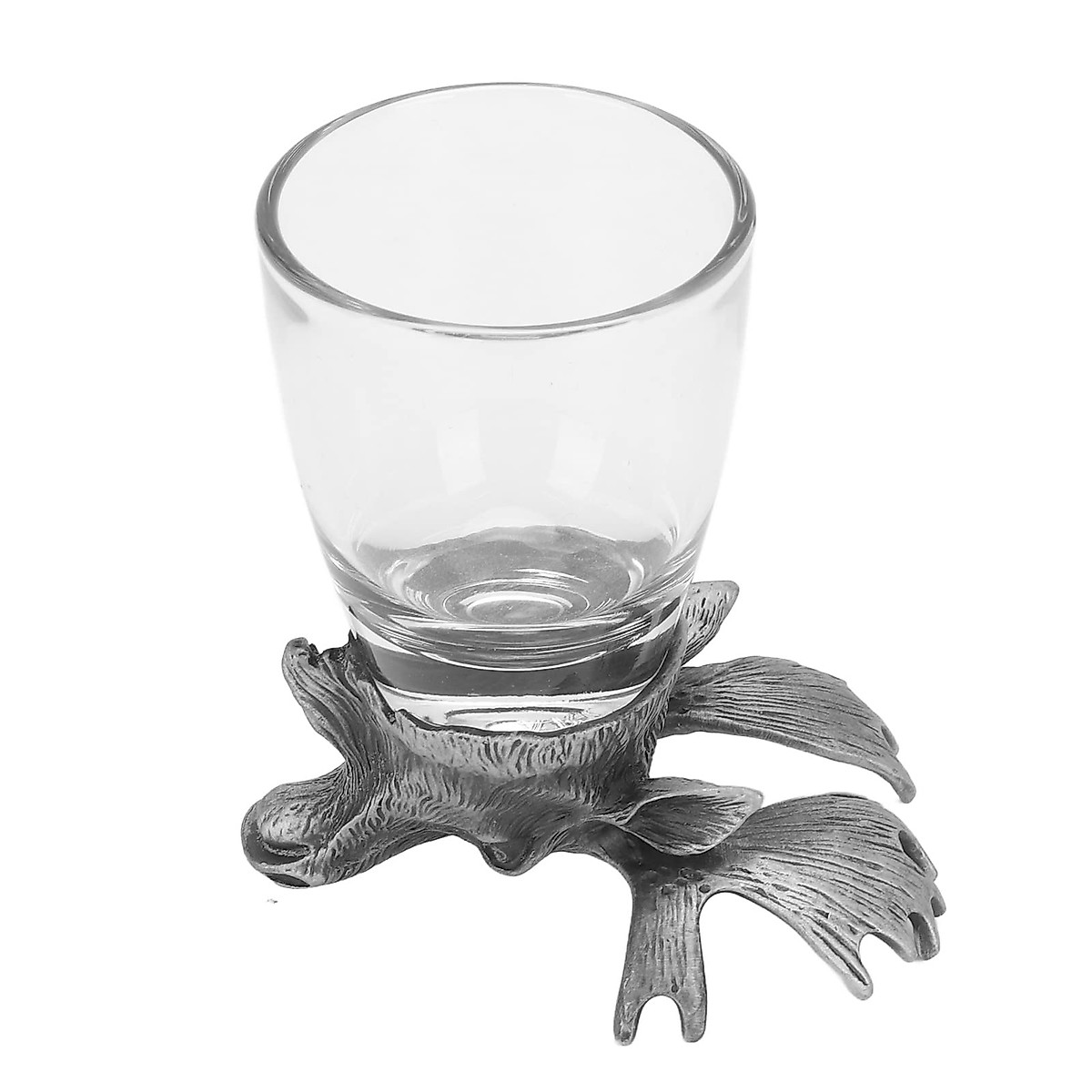 RXMORI Whiskey Glass, Old Fashioned Glasses, Deer Style Exquisite Stable Durable Metal Widely Used Cocktail Glass for Party Game Wedding