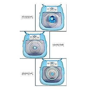 ZLXDP 6.5kg Portable Shoes Washing Machine Household Single Tube Washer and Dryer Machine for Shoes Bacteriostasis Shoes (Color : EU)