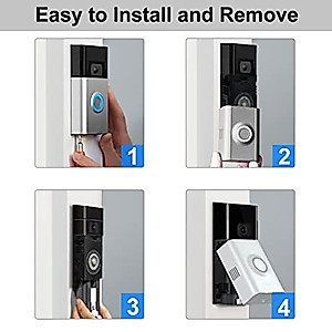 iMah Replacement Camera Battery Compatible with Ring, for Stick Up Cam Battery Spotlight Cam Video Doorbell 2/3/4/3Plus and Battery 5F53E9 V4, 4-Pack