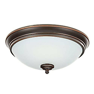 Hampton Bay Lighting Oil Rubbed Bronze Selectable LED Flush Mount,HUI8011L-5/ORB
