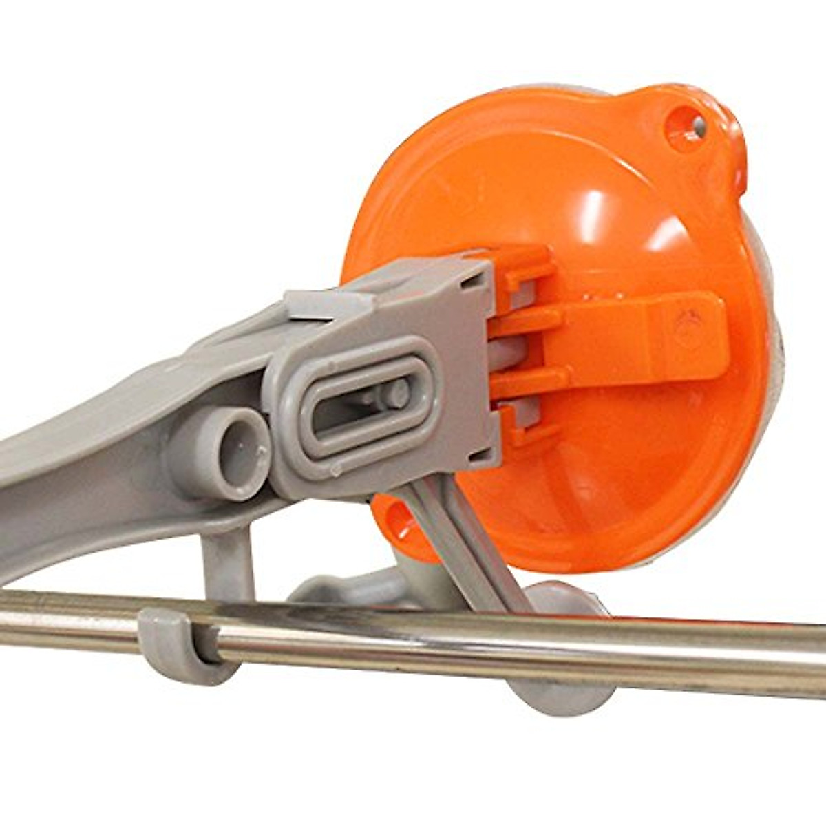 ToolUSA Drying Rack with Stainless Steel Poles and Suction Cup Installation