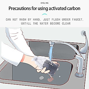 Minxue Activated Carbon Aquarium Bamboo Charcoal Pellets Clear Than Coal Filter Media Accessories with mesh Bag