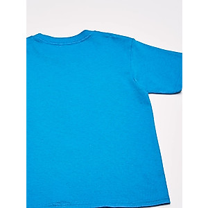 Pinkfong Boys' Toddler Baby Shark Short Sleeve T-Shirt, Turquoise, 3T