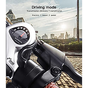 Bezior Electric Bike XF001 for Adults, 20" x 4.0 Fat Tire Electric Bicycle, UL Certified 1000w Motor 48V 12.5Ah Removable Lithium Battery, 28MPH Snow Beach Mountain E-Bike 7 Speed Gear Ebikes