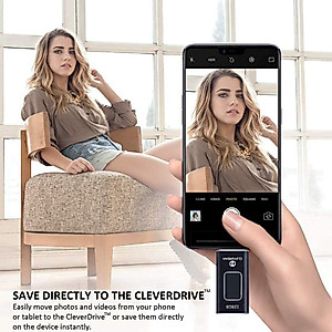 4-in-1 Android and iPhone 128GB Photo Stick USB 3.0 Flash Drive - Compatible with All Your Devices! iPhone iPad Samsung Pixel LG PC Mac (Easy Backup & External Storage + Certified iOS App) Cleverdan