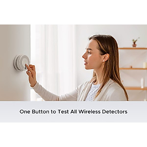 X-Sense Wireless Interconnected Combination Smoke and Carbon Monoxide Detector, 10-Year Battery Powered Fire and CO Alarm, SC06-W, Pack of 1