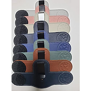 Stethoscope Holder pro with Clip,Handmade in USA Genuine Leather .Perfect for Physicians, Nurses, EMT, Medical Nursing Student. No More Neck Carrying, Work with Comfort (BLACK 1)