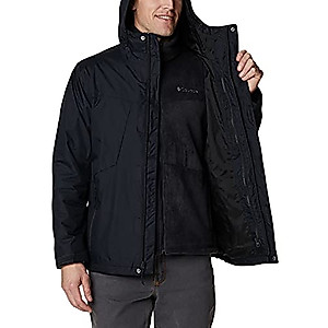 Columbia Men's Tunnel Falls Interchange Jacket, Black, Large
