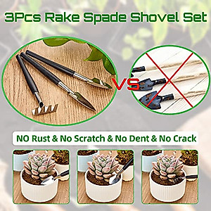 Succulent Tools Kit,57 Pcs Mini Garden Tools ,Bonsai Tree Kit Plant Accessories Indoor Gardening Hand Tools with Repotting Mat, Succulent Kit for Plant Care,Gardening Gifts for Men & Women