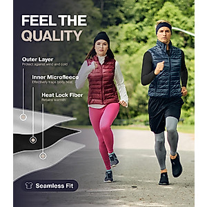 Thermajohn Long Johns for Men, Thermal Underwear for Men Long Underwear Mens Leggings Thermal Pants Men Cold Weather Bottoms (Black, X-Large)