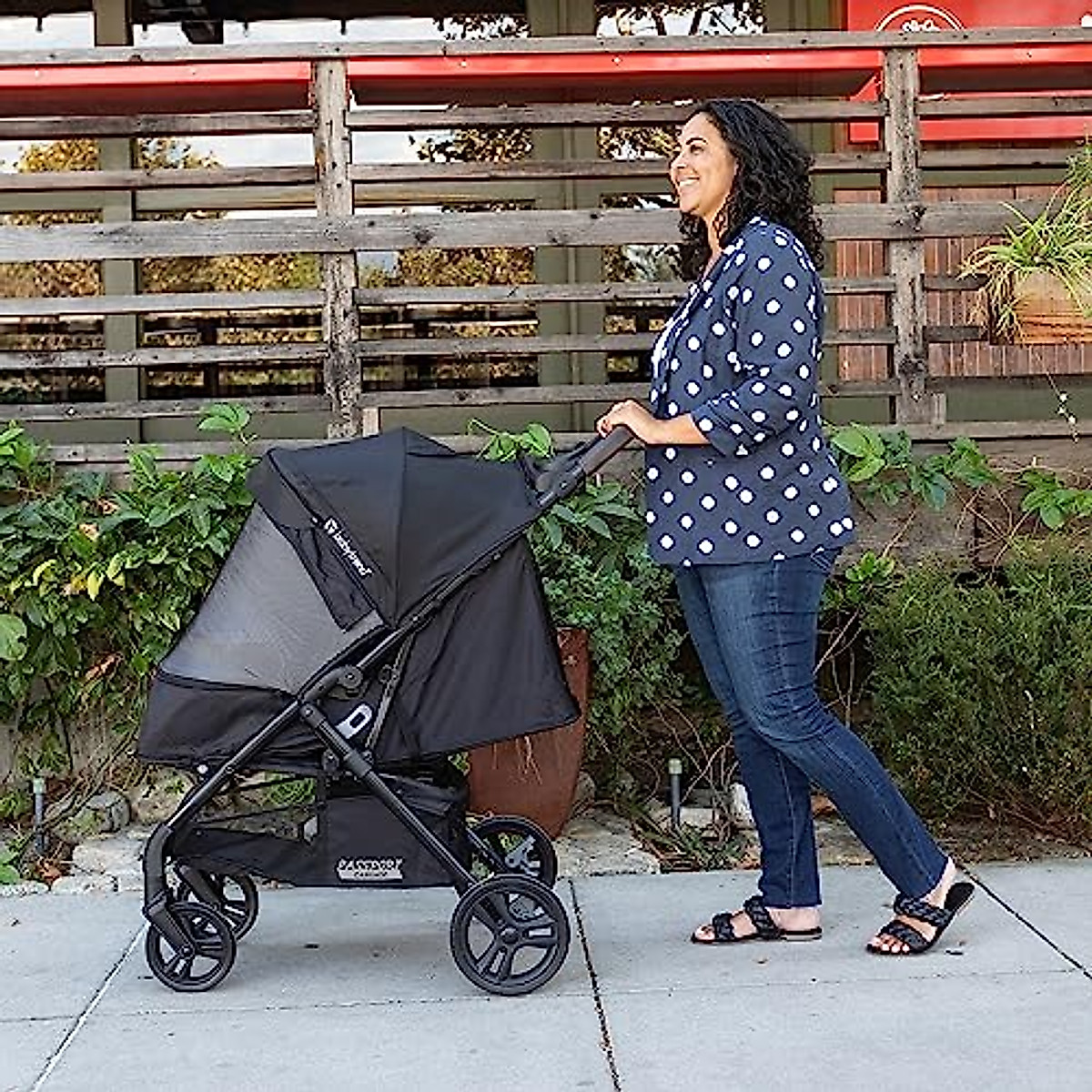 Baby Trend Passport Carriage Travel System DLX (with Ez-Lift Plus), Uptown Black