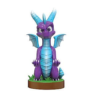 Exquisite Gaming: Spyro Ice - Original Mobile Phone & Gaming Controller Holder, Device Stand, Cable Guys, Licensed Figure
