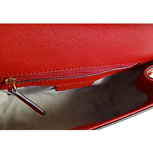 Micharl Kors Crimson Saffiano Leather Jet Set Ava Extra Small XS Crossbody