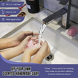 FAST METL Soap Making Kit with Electronic Hot Plate, Basic DIY Soap Making Supplies Including 1.1 lb Glycerin Soap Base, Pouring Pot, Silicon Mold for Adults and Beginners Craft Project