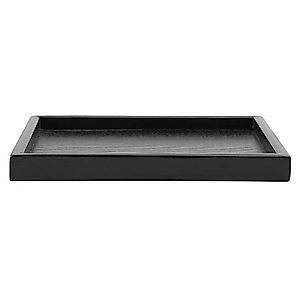 Rectangle Shape Solid Wood Decorative Serving Tray Tea Coffee Snack Food Meals Serving Tray Plate for Home Office Restaurants (30 * 24)