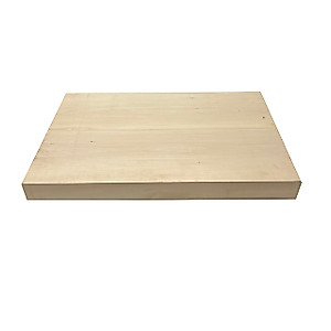 Exotic Wood Zone Basswood Guitar Body Blank | Unfinished Electric Guitar Body | Luither Tonewood Suppliers 21" x 14" x 2"- 3 Piece Glued (Planed, Basswood)