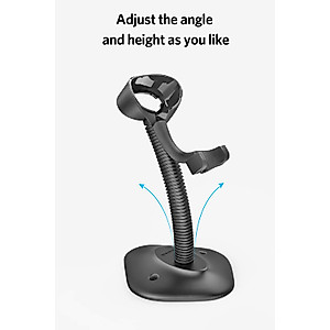 Inateck Barcode Scanner with Hands Free Adjustable Stand, Bundle Product, BCST-70 and BCST-S