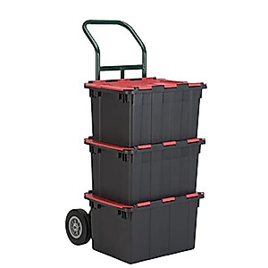Harper Trucks K54B85C Hand Truck. Steel Frame Continuous Handle/600lb/8 Rubber Wheels
